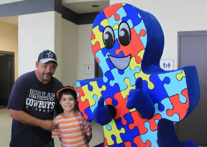 Custom Mascot Raises Awareness for Autism