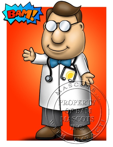 This Doctor Mascot is Ready to See His Patients & Fans