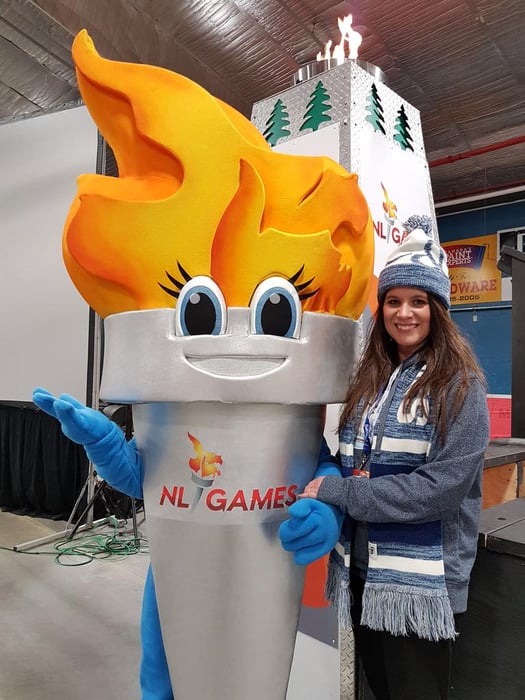 Meet Blaze - The Official Mascot of the Newfoundland and Labrador Games