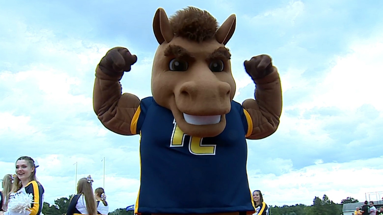 Portage Central High School Introduces New Mascot, Maverick the Mustang